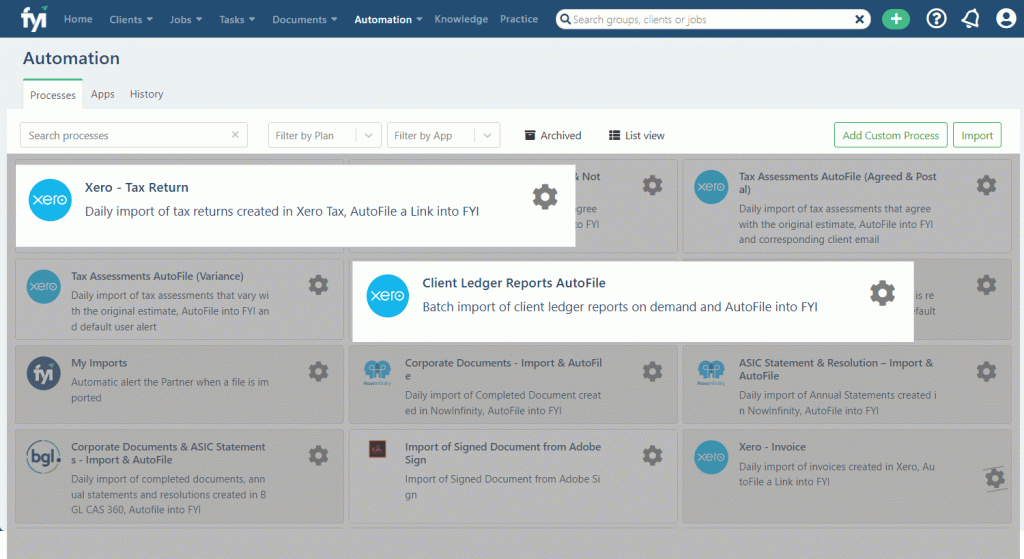 Xero Integrations | FYI | Document Management for Accountants.